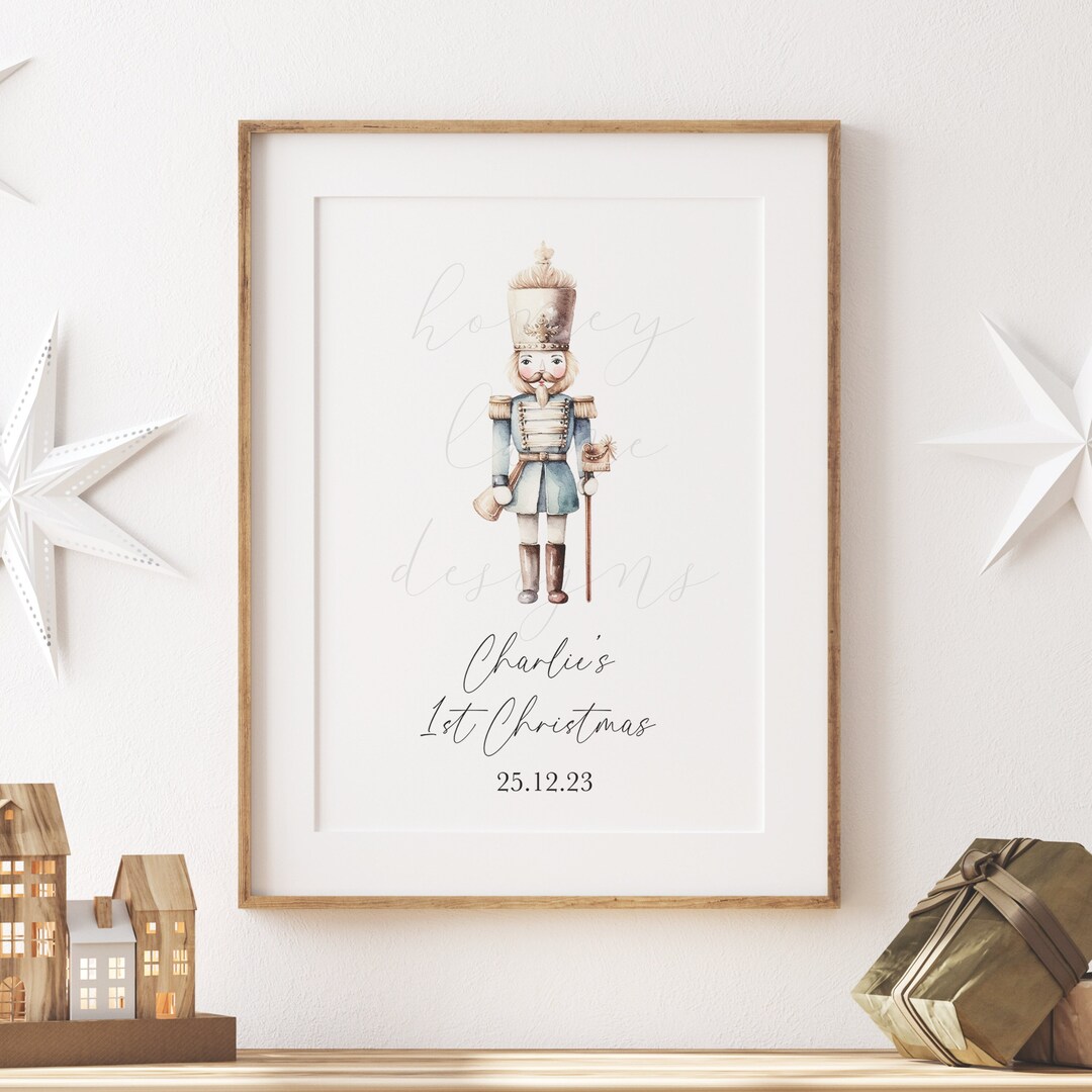 Personalised Nutcracker Print Christmas Nutcracker Print Christmas Gift ...
