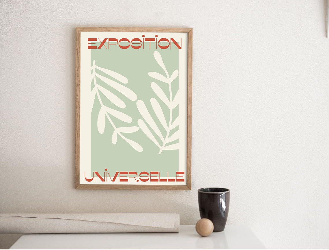 Downloadable Prints French Poster French Wall Art Modern | Etsy