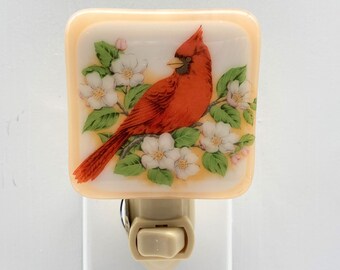 Cardinal Night Light - Etsy