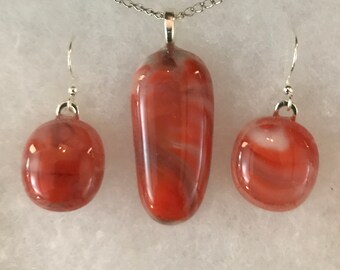 Art glass jewelry | Etsy