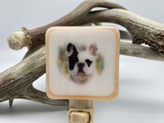 French Bulldog Night Light Wall Plug In Family Dog - Etsy