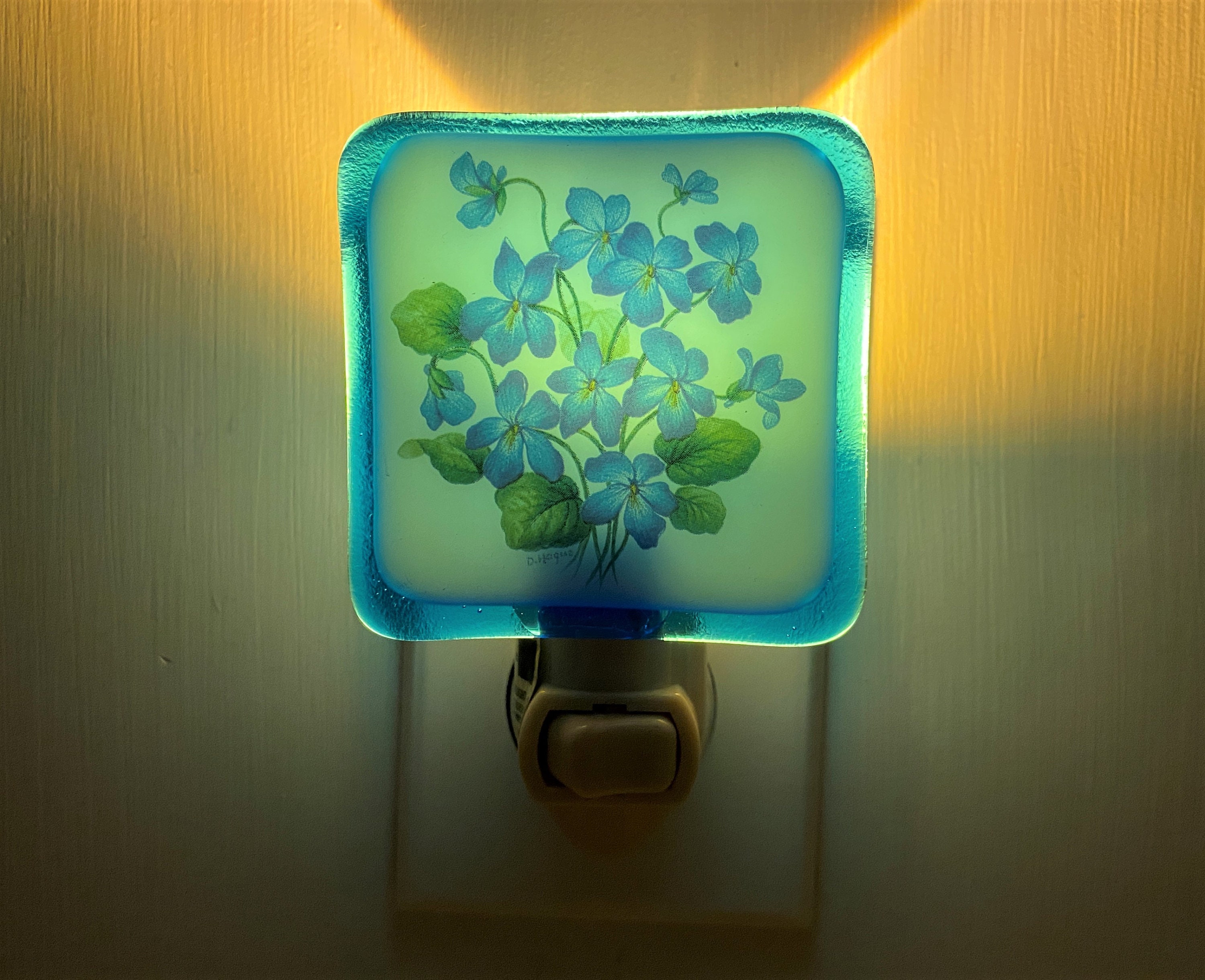 Forget-me-nots Night Light Wall Plug In Flower Nature - Etsy