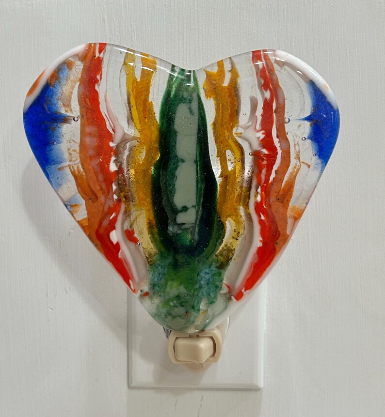 Art Glass Original 442 Night Light Wall Plug, Nursery, House Warming ...