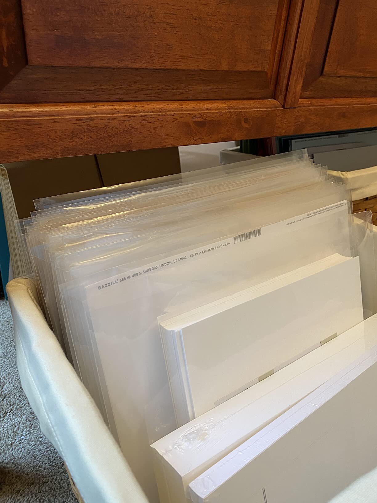 Checkoutstore Cardstock Clear Storage Pockets 12 3/4 X 12 3/4 - Etsy