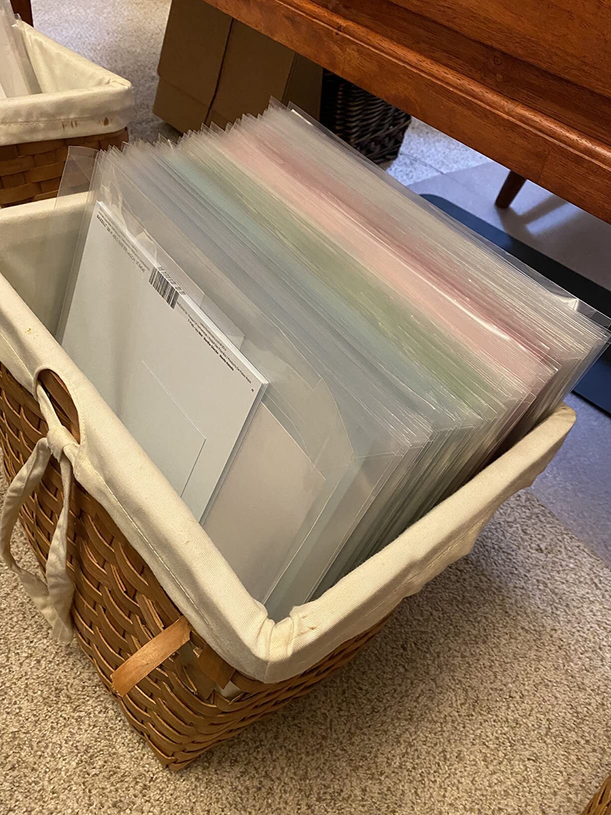 Checkoutstore Cardstock Clear Storage Pockets 12 3/4 X 12 3/4 - Etsy