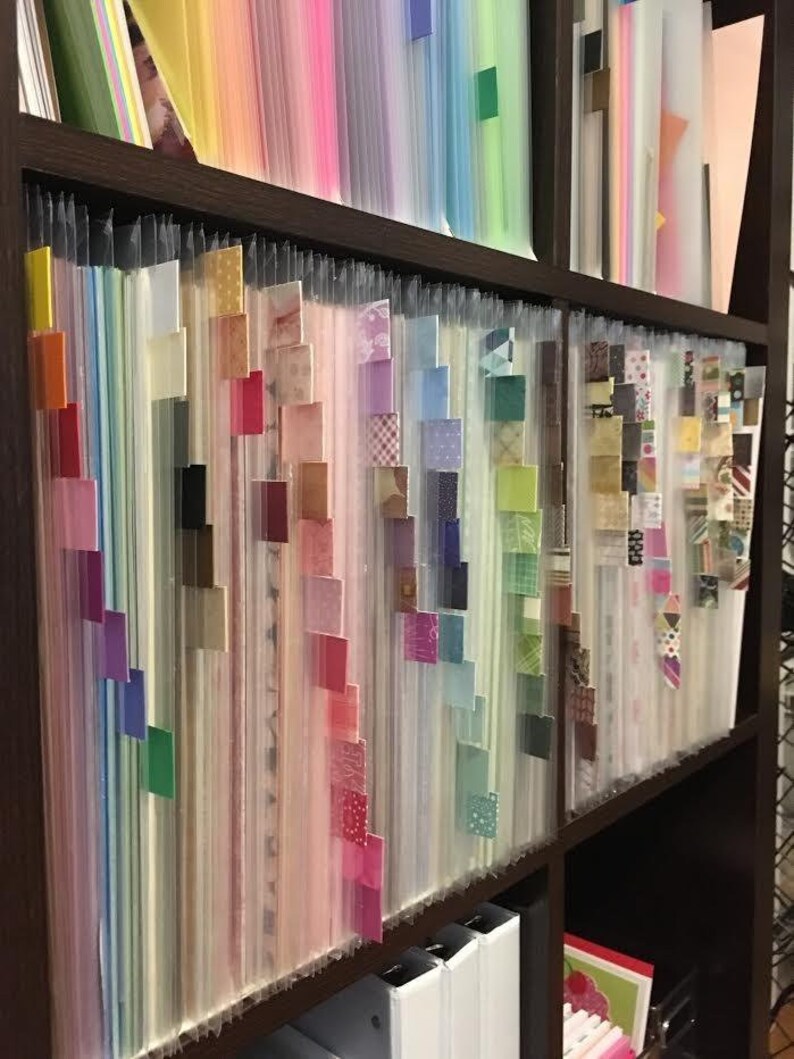 Checkoutstore Cardstock Clear Storage Pockets 12 3/4 X 12 3/4 - Etsy