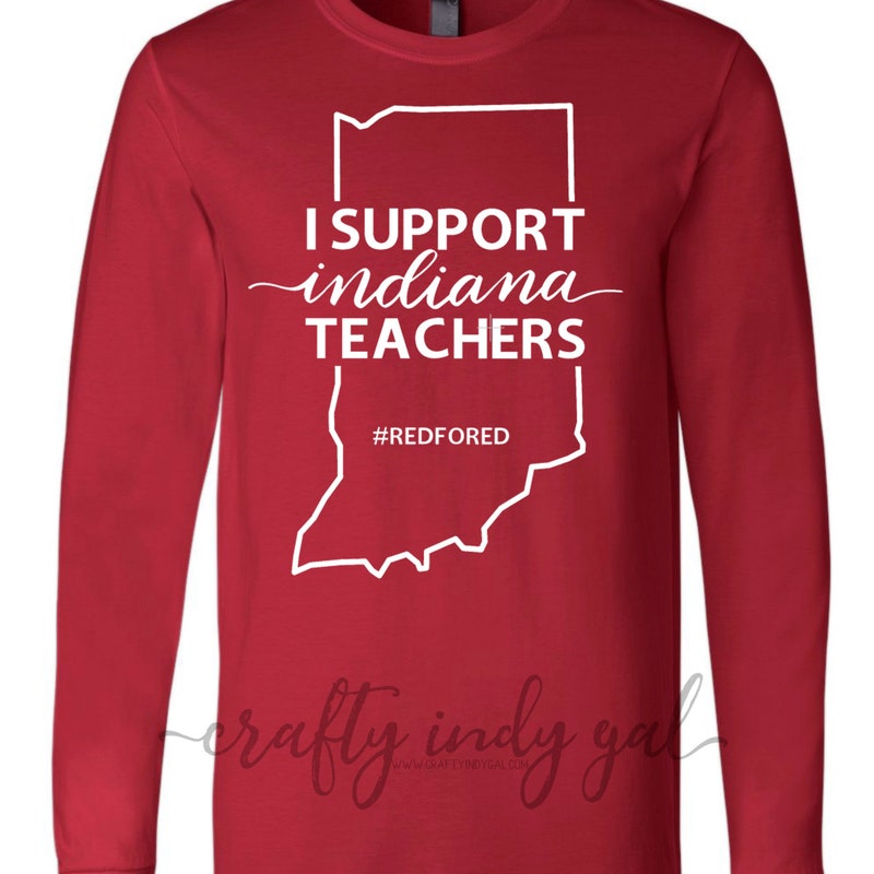 Red for Ed Tshirt - Etsy