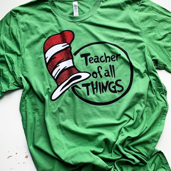 Teacher of All Things Tshirt - Etsy