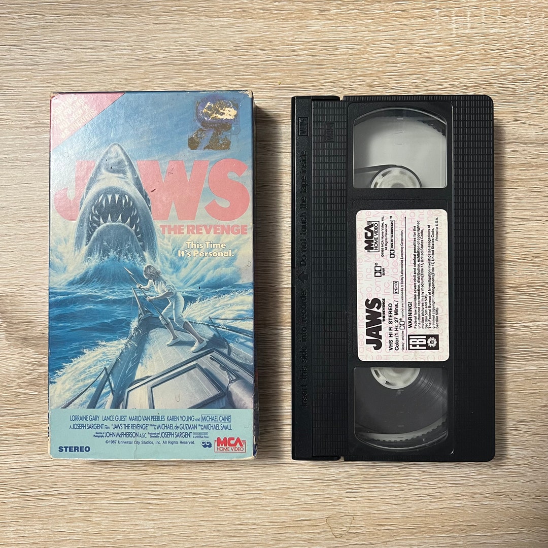 Jaws the Revenge - Horror VHS Tape - Killer Shark Movie - Etsy