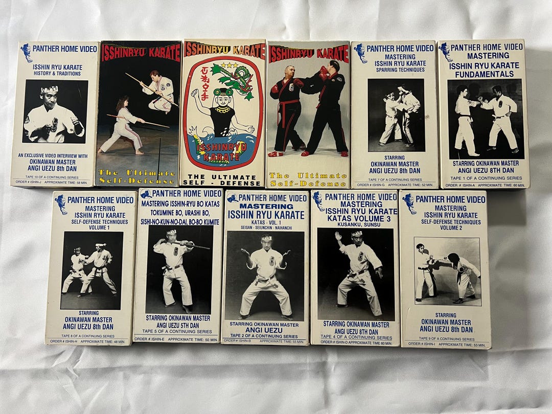 ISSHIN RYU Karate - VHS Tape Lot of 11 - Instructional Videos - Self ...