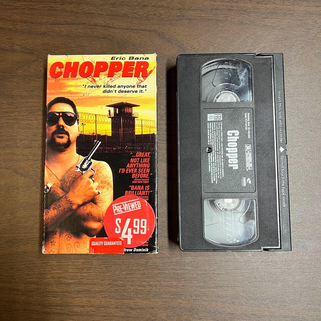 Chopper - VHS Tape - Eric Bana - Etsy