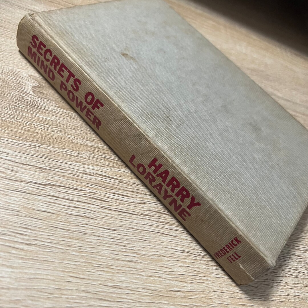 Secrets of Mind Power Harry Lorayne Hardback Book 1961 Printing - Etsy