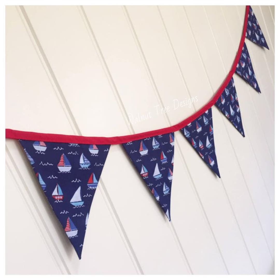 Nautical Bunting, Seaside Theme, Summer Days, Yachts, Seaside Bunting ...