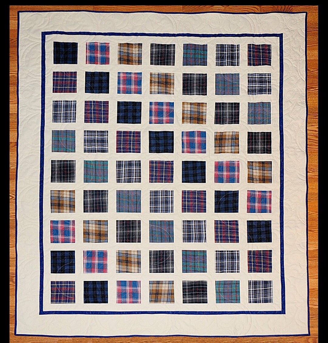 Custom Flannel Shirt Quilt. Made Out of YOUR Loved One's Clothing ...