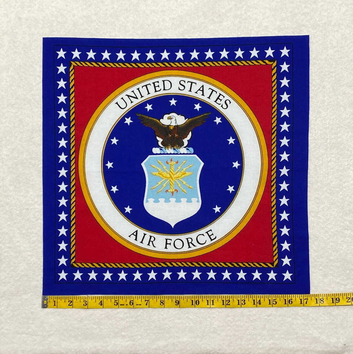 USAF Air Force Fabric Panel. Veteran's Day Material With | Etsy