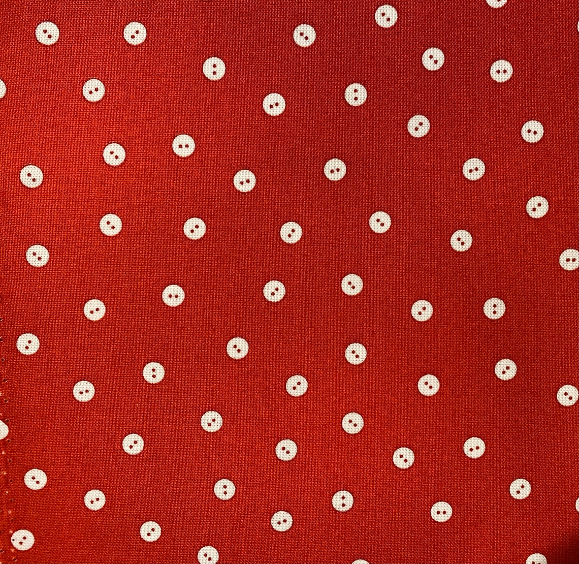 Red Baby Buttons Fabric - Painters Palette - Riley Blake Designs Fabric ...