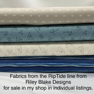 Shark Teeth Fabric Riley Blake Designs Fabric Riptide C10301-seafoam ...