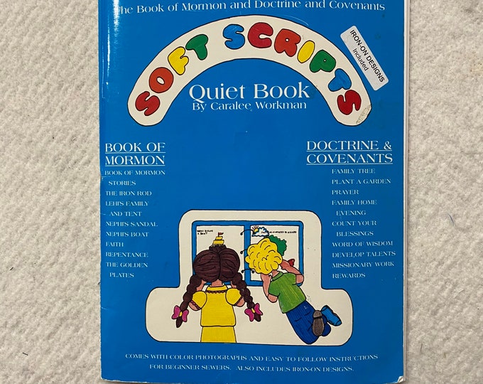 Quiet Book Pattern Book Soft Scripts by Caralee Workman Book of Mormon ...