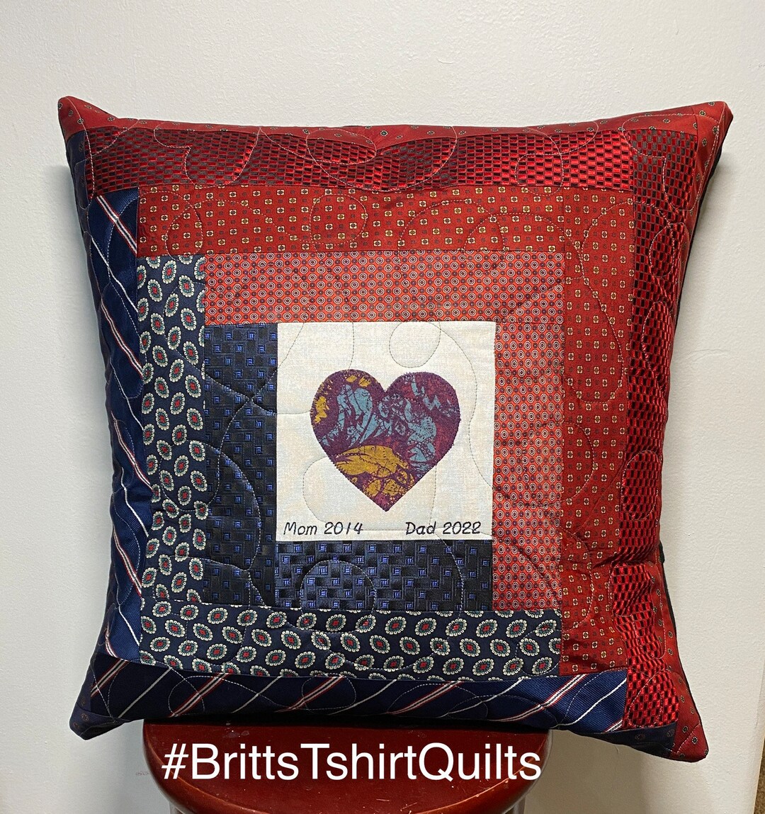 Personalized Keepsake Pillow / Memorial Shirt Pillow / Memory Pillow ...