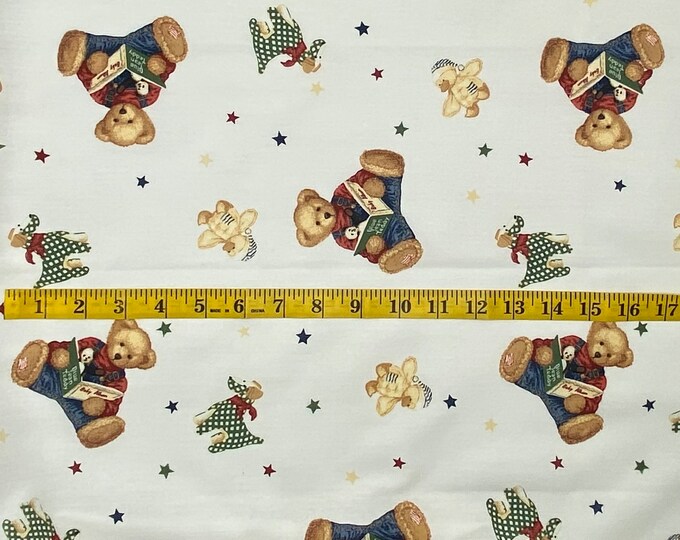 Daisy Kingdom Blue Jean Teddy Aby Album Tossed Allover Baby Room Decor ...