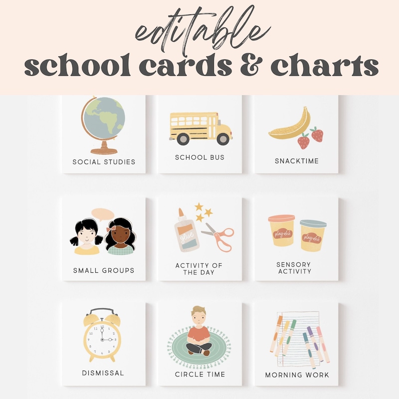 Toddler Schedule Printable - Etsy