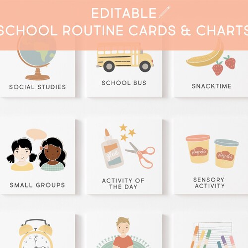 Visual Schedule - Etsy