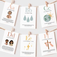 Printable ABC Bible Verses for Kids | 26 Scripture Cards A–Z ...