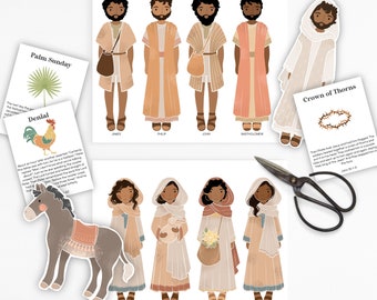 Easter Story Spinner Wheel Craft Kids Resurrection Sunday - Etsy