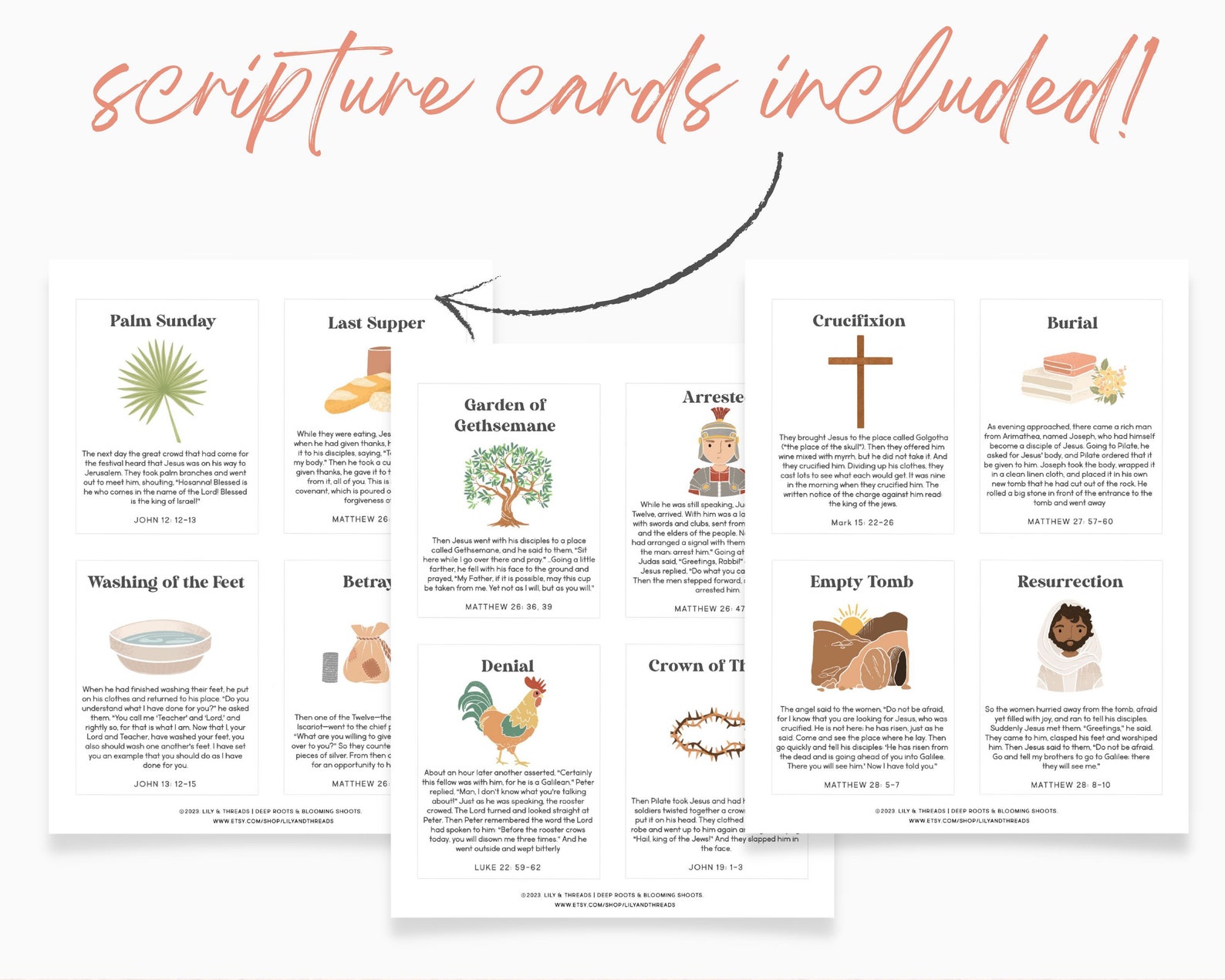 Easter Story Spinner Wheel Craft & Holy Week Timeline (digital Download ...