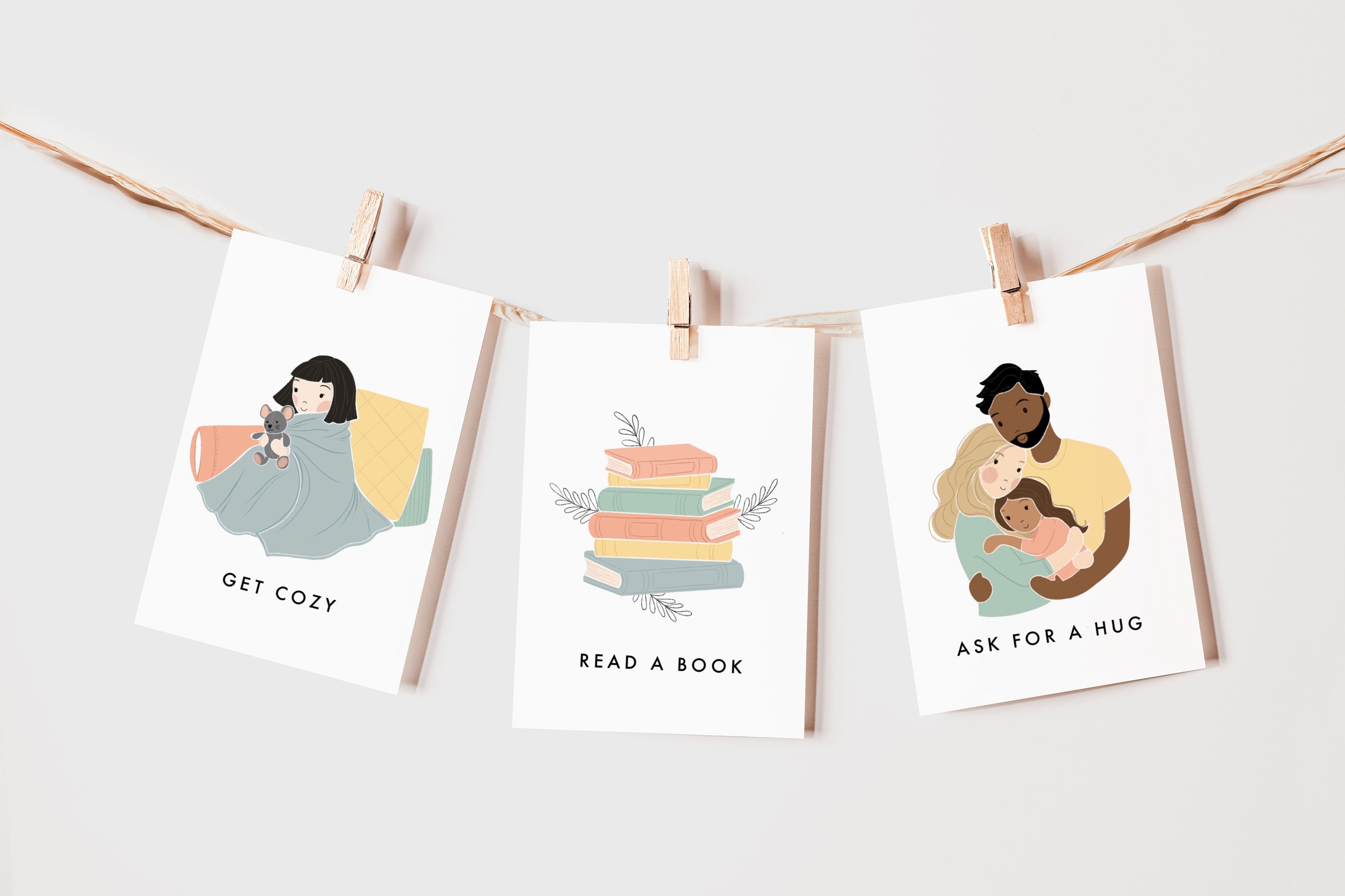 Calming Techniques Flash Cards | Calming Corner, Montessori, Education ...