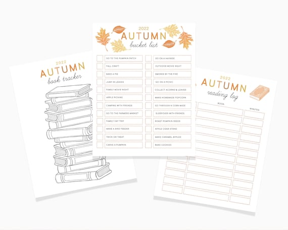 Editable Fall Autumn Bucket List Printable Fall Activities - Etsy