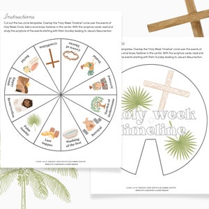 Easter Story Spinner Wheel Craft Kids, Resurrection Sunday Activity ...