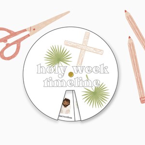 Easter Story Spinner Wheel Craft Kids, Resurrection Sunday Activity ...