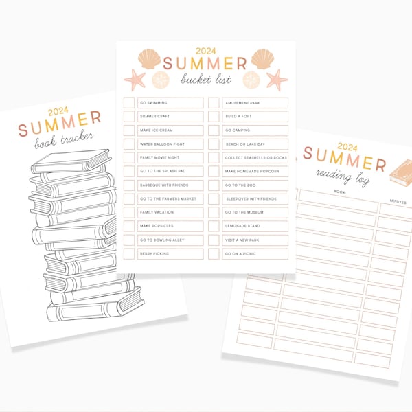 Summer Bucket List - Etsy