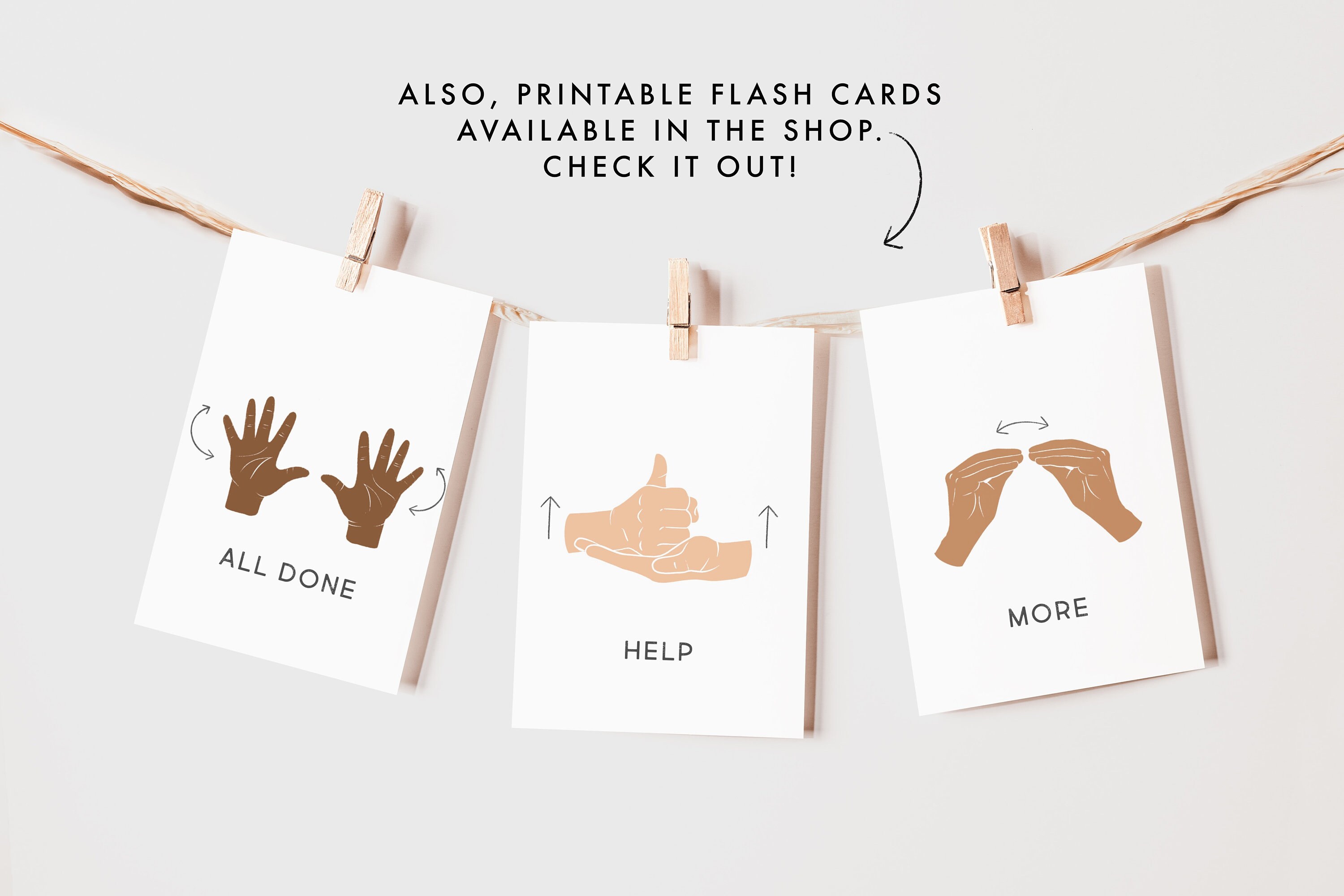 ASL Sign Language Manners & Basic Signs Calming Corner - Etsy Canada