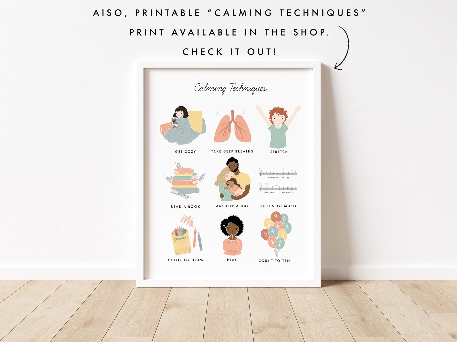 20 Feelings & Emotions Flash Cards Simple Calming Corner - Etsy