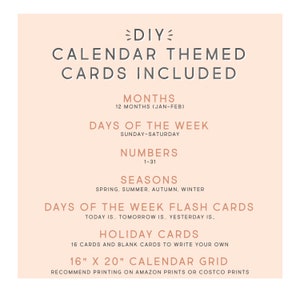 Pocket Calendar Inserts Classroom Decor Editable Months, Days, Seasons ...