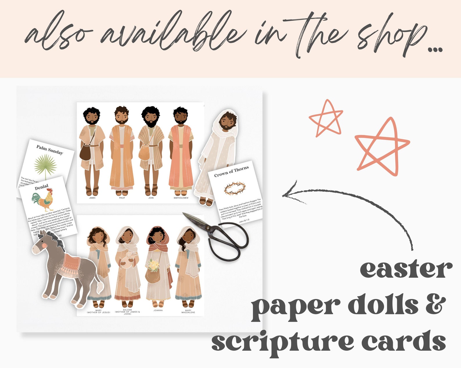 Easter Story Spinner Wheel Craft & Holy Week Timeline (digital Download ...