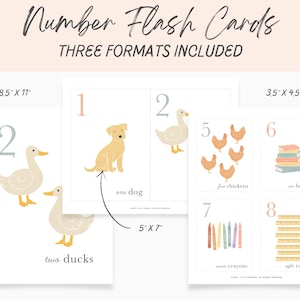 Numbers Flash Cards, Bulletin Board | Calming Corner, Montessori ...