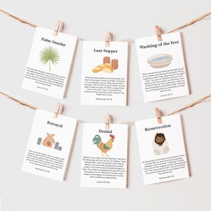 Editable Easter Scripture Cards Jesus Holy Week Kids Activity ...