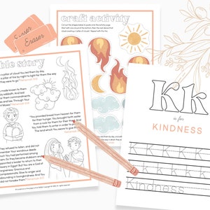 Preschool Bible Curriculum for Christian Homeschool, Sunday School ...