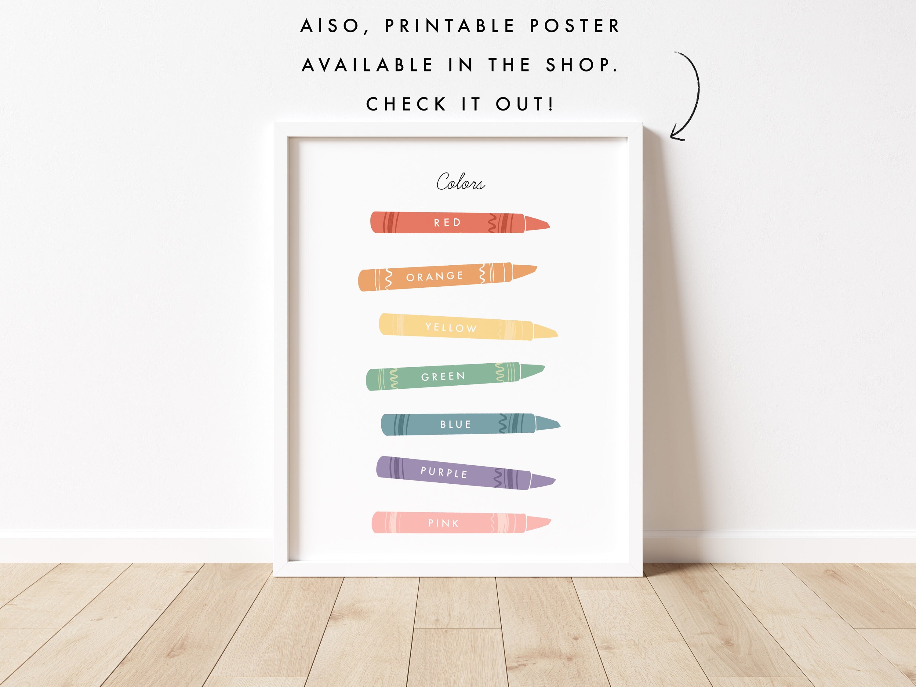 Colors Flash Cards Calming Corner Montessori Education | Etsy