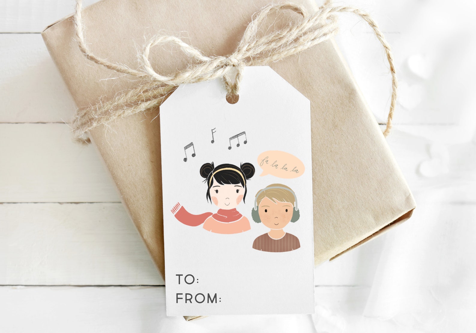 Editable Printable Christmas Gift Tags Favors Holiday - Etsy