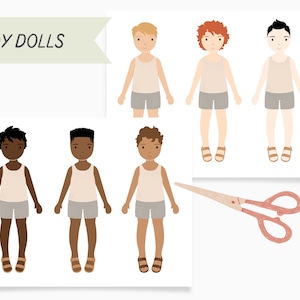 Homestead Paper Dolls Craft Activity for Kids (digital Download) - Etsy