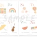 Alphabet Flash Cards, Calming Corner, Montessori, Education, Homeschool ...