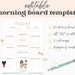 Morning Board Cards & Chart Editable, Circle Time Board, Toddler ...