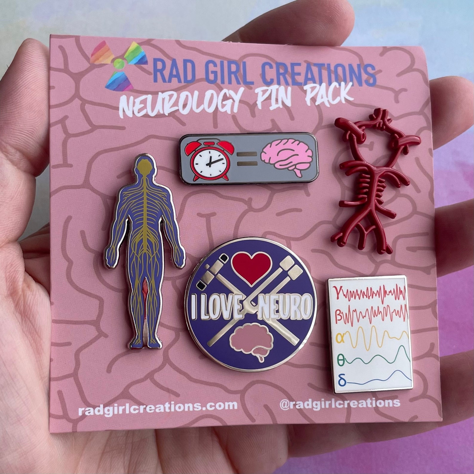 Neurology Pin Pack - Etsy