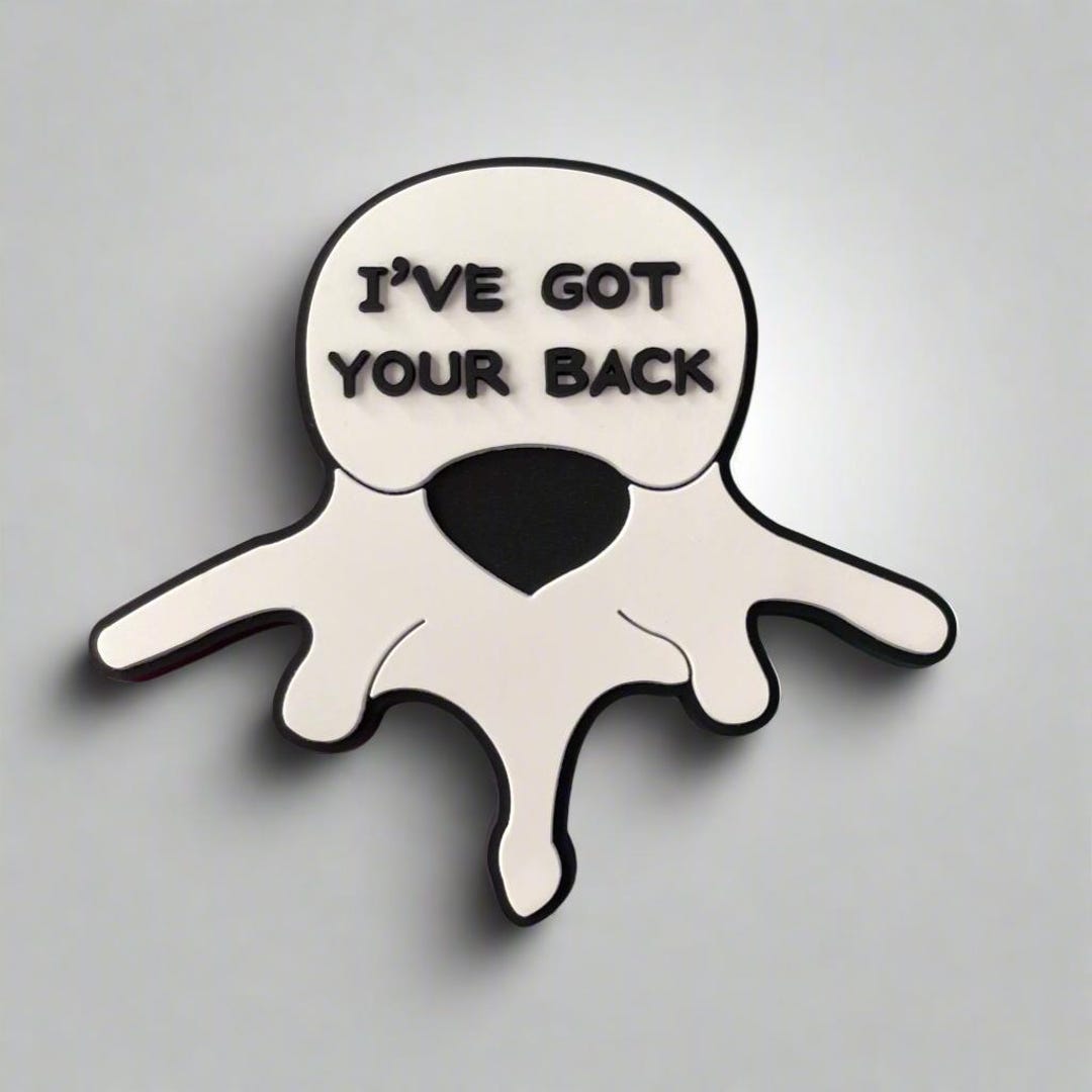 I've Got Your Back - PVC Swappable Badge Reel Design TOP - Etsy