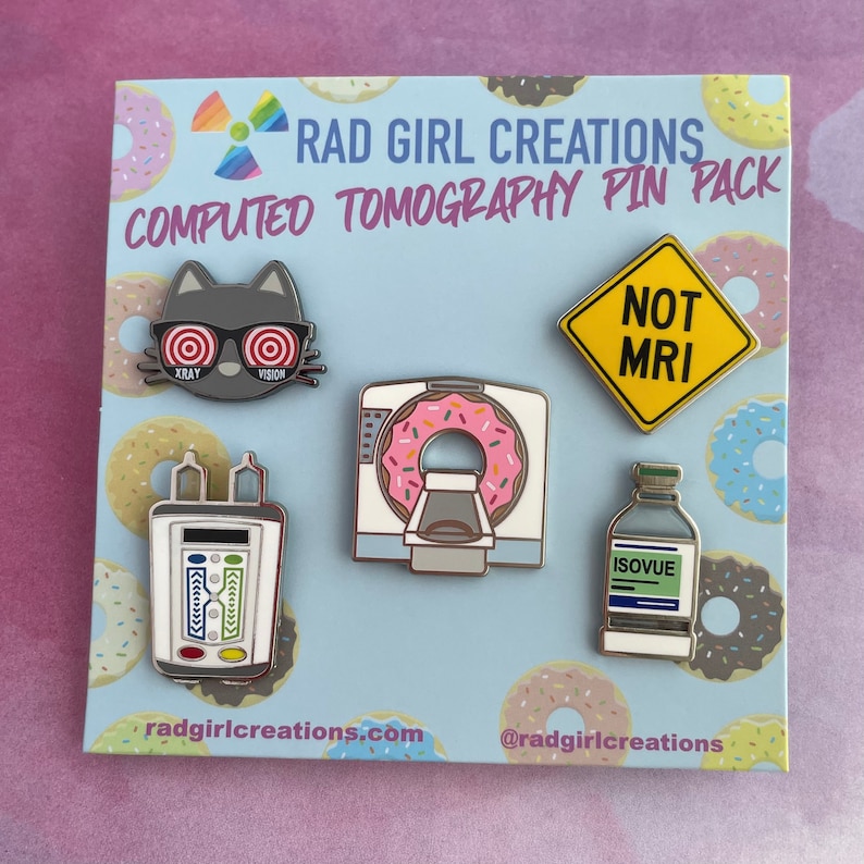 CT Pin Pack Medical Gift Doctor Nurse Enamel Pin Medical - Etsy