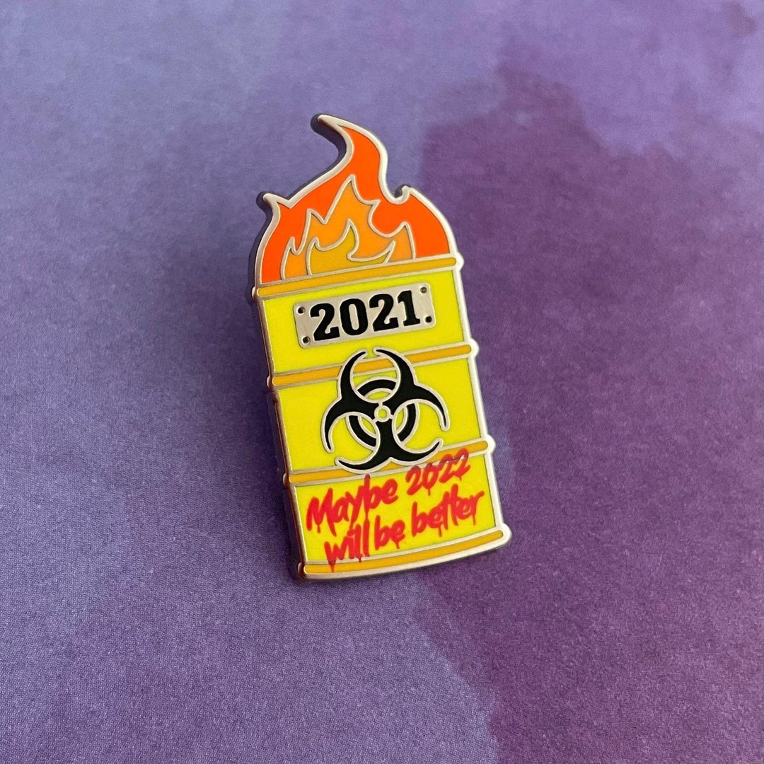 2021 Was Biohazardous Trash Pin - Etsy